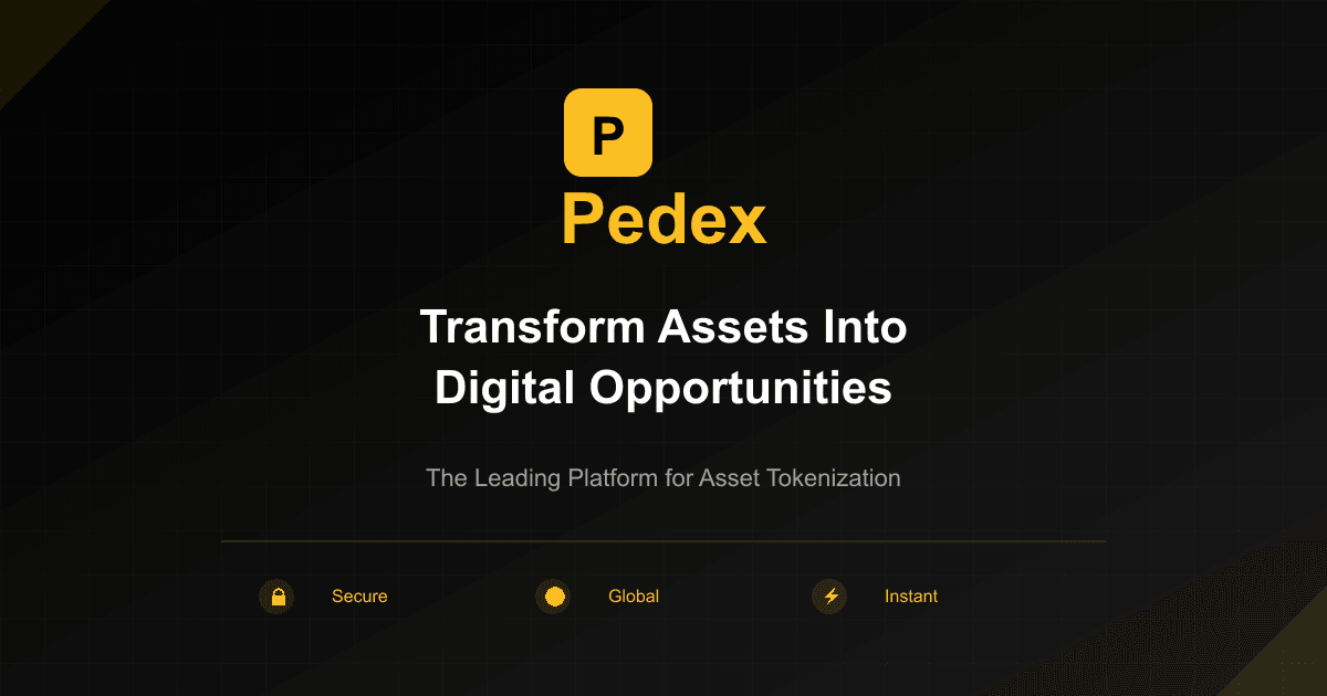 پلتفرم توکنیزیشن دارایی | پِدِکس | Pedex
